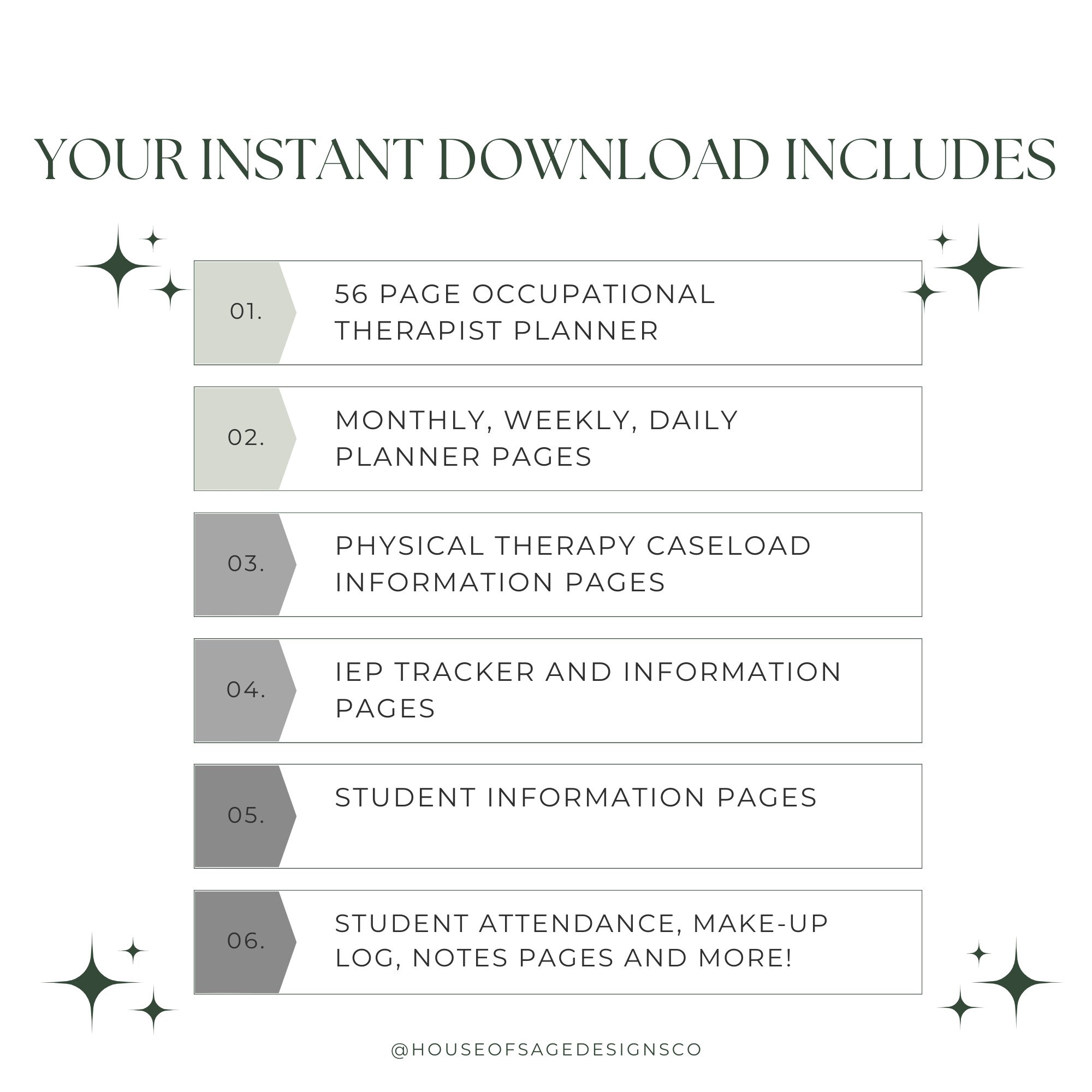 Physical Therapy Planner, IEP Trackers, PT Planner, School PT Planner ...