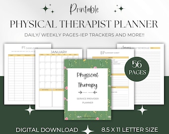 Occupational Therapy Planner, IEP Trackers, OT Planner, School OT ...