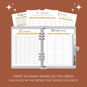 Occupational Therapy Planner, IEP Trackers, OT Planner, School OT ...