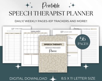 Occupational Therapy Planner, IEP Trackers, OT Planner, School OT ...