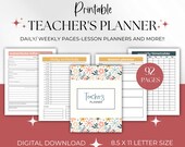 Printable Teacher Planner Classroom Planner Lesson Planner - Etsy