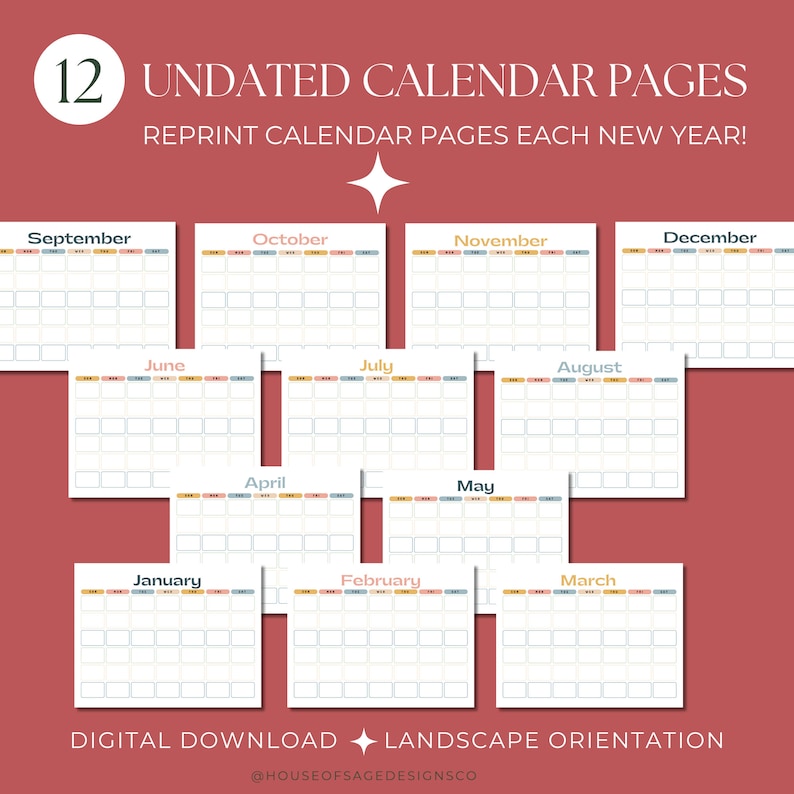 Printable Teacher Planner, Classroom Planner, Lesson Planner, PDF ...
