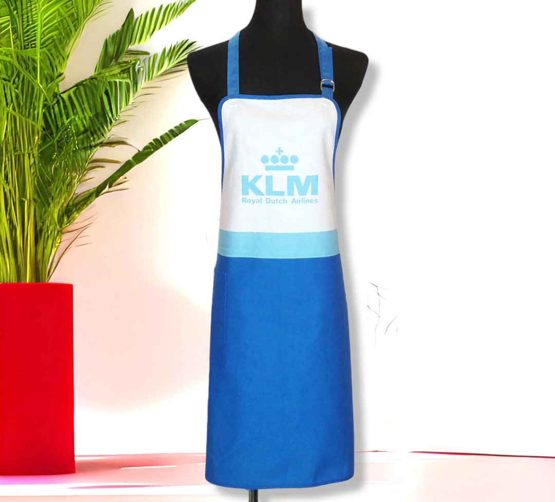 Vintage Royal Dutch Airlines Apron With Pockets - Etsy