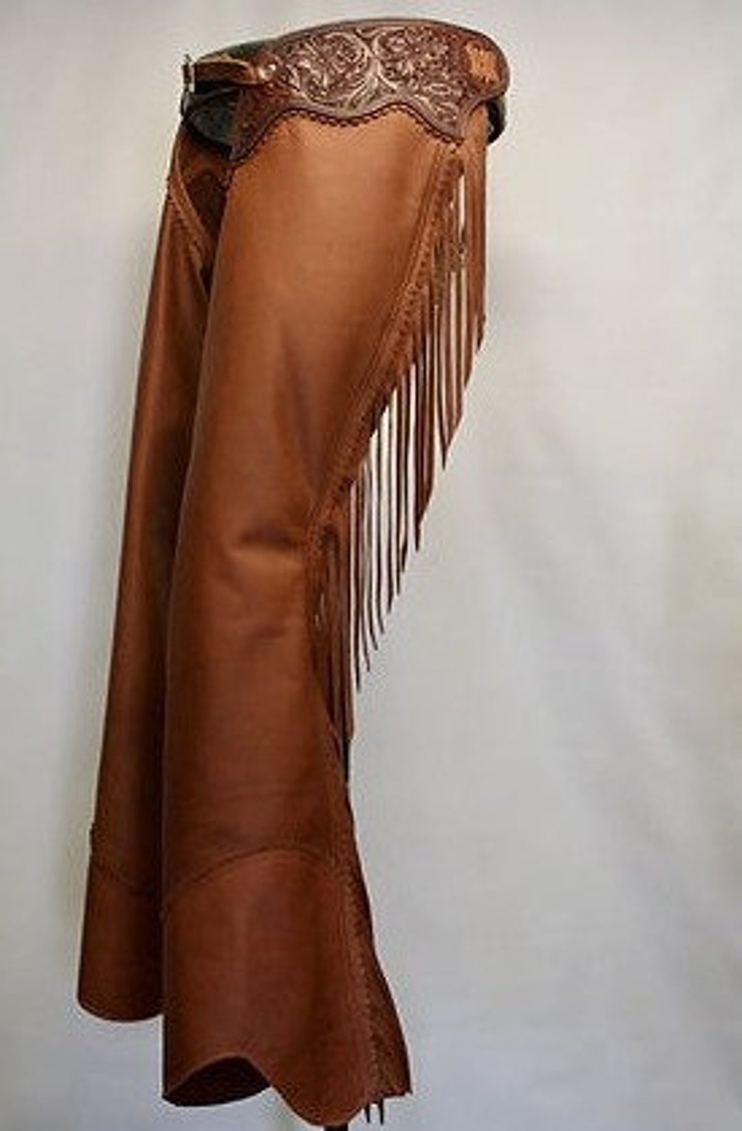 Western American Style Handmade Cowboy Hand Tooling Buck Brown - Etsy