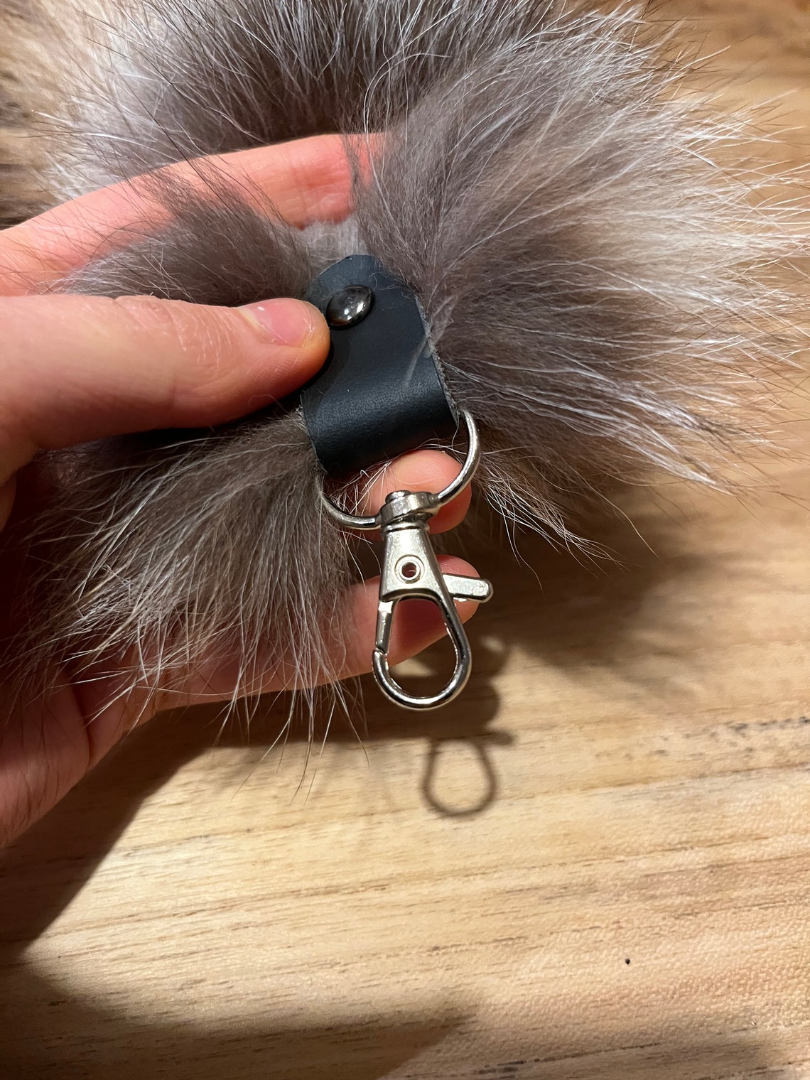 Real Double Crystal Fox Tail Keychain 50cm - Etsy Canada