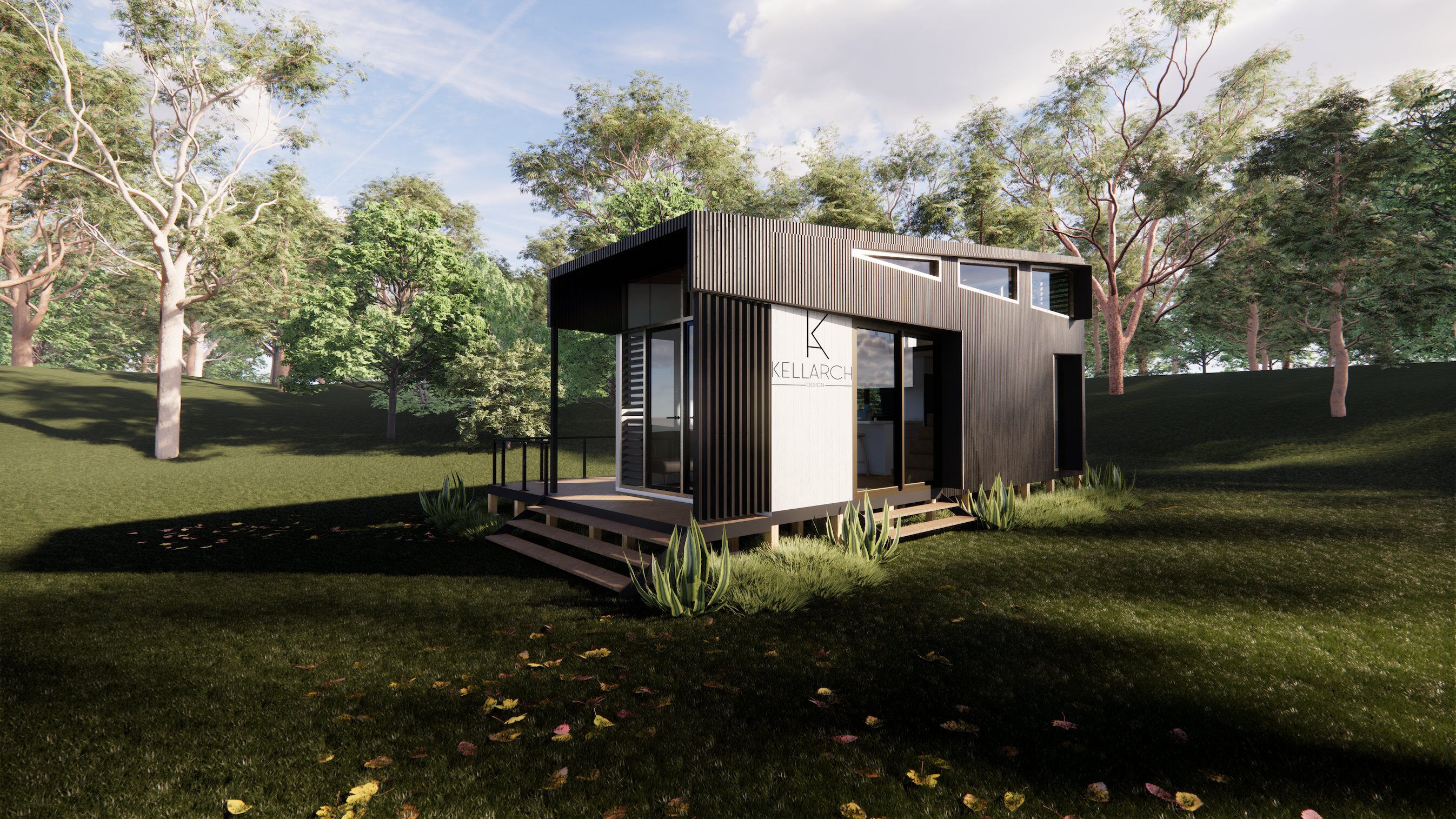 Tiny House Design 9.5m X 3.0m Modular House Small House Plan Modern ...