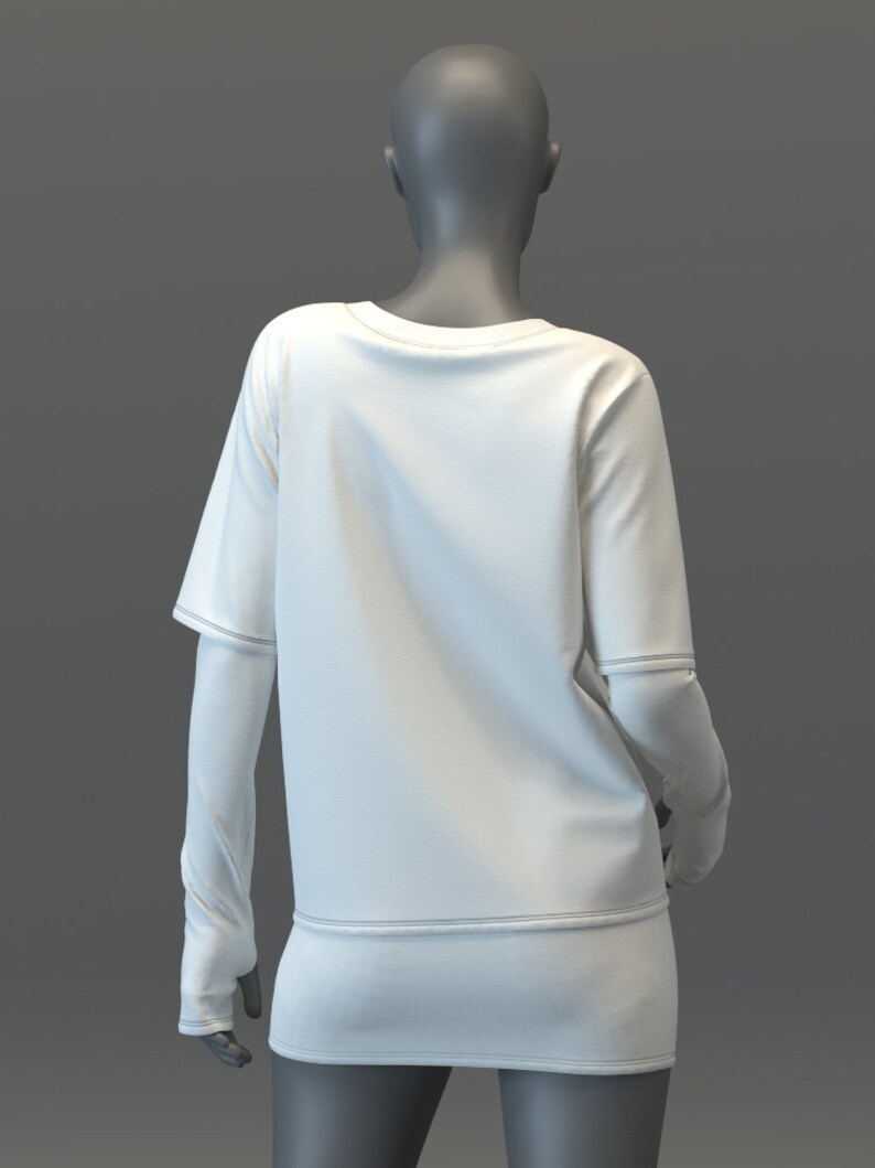 Double Layered T-shirt - Etsy