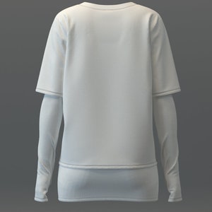 Double Layered T-shirt - Etsy