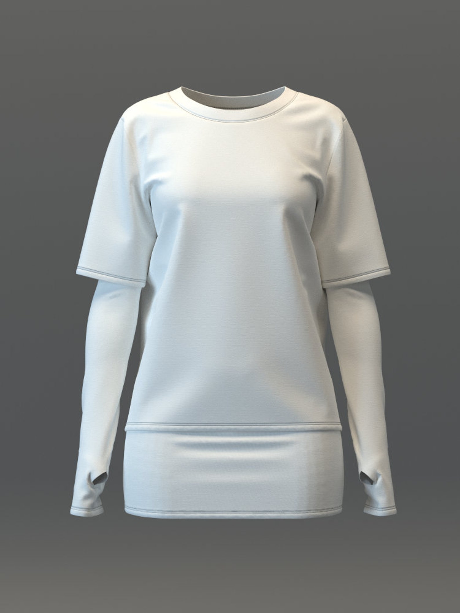Double Layered T-shirt - Etsy