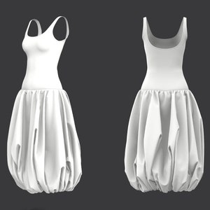 Midi Balloon Dress - Etsy