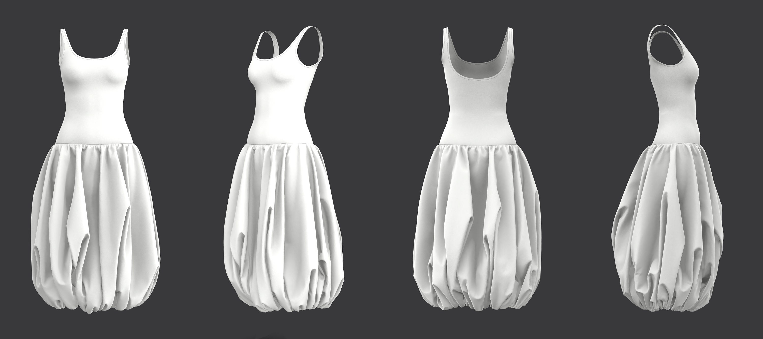 Midi Balloon Dress - Etsy