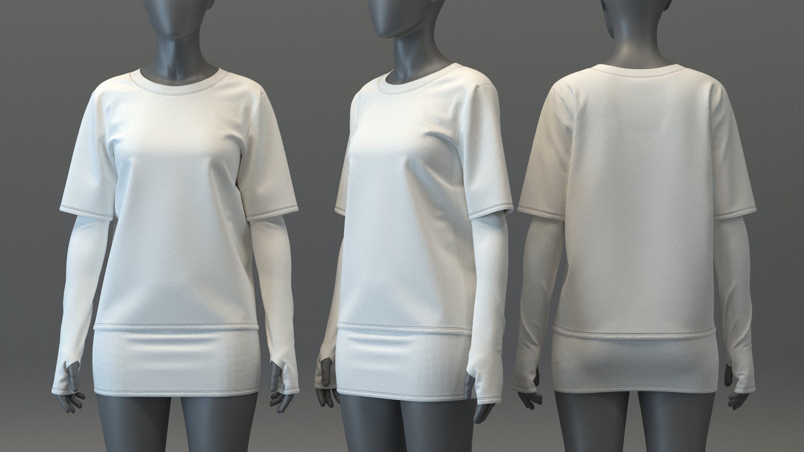 Double Layered T-shirt - Etsy