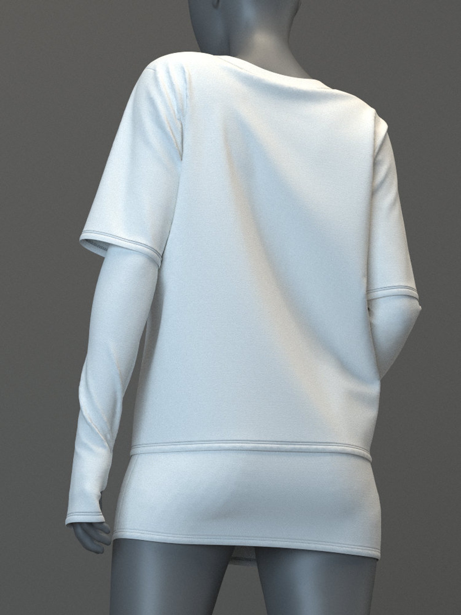 Double Layered T-shirt - Etsy