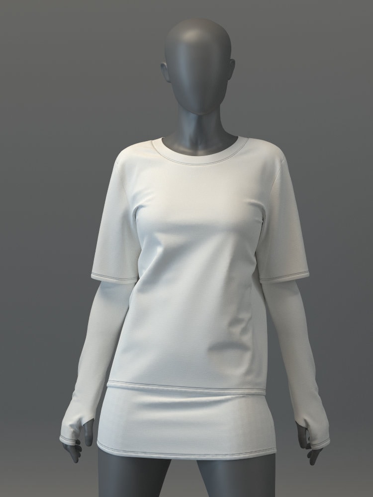 Double Layered T-shirt - Etsy