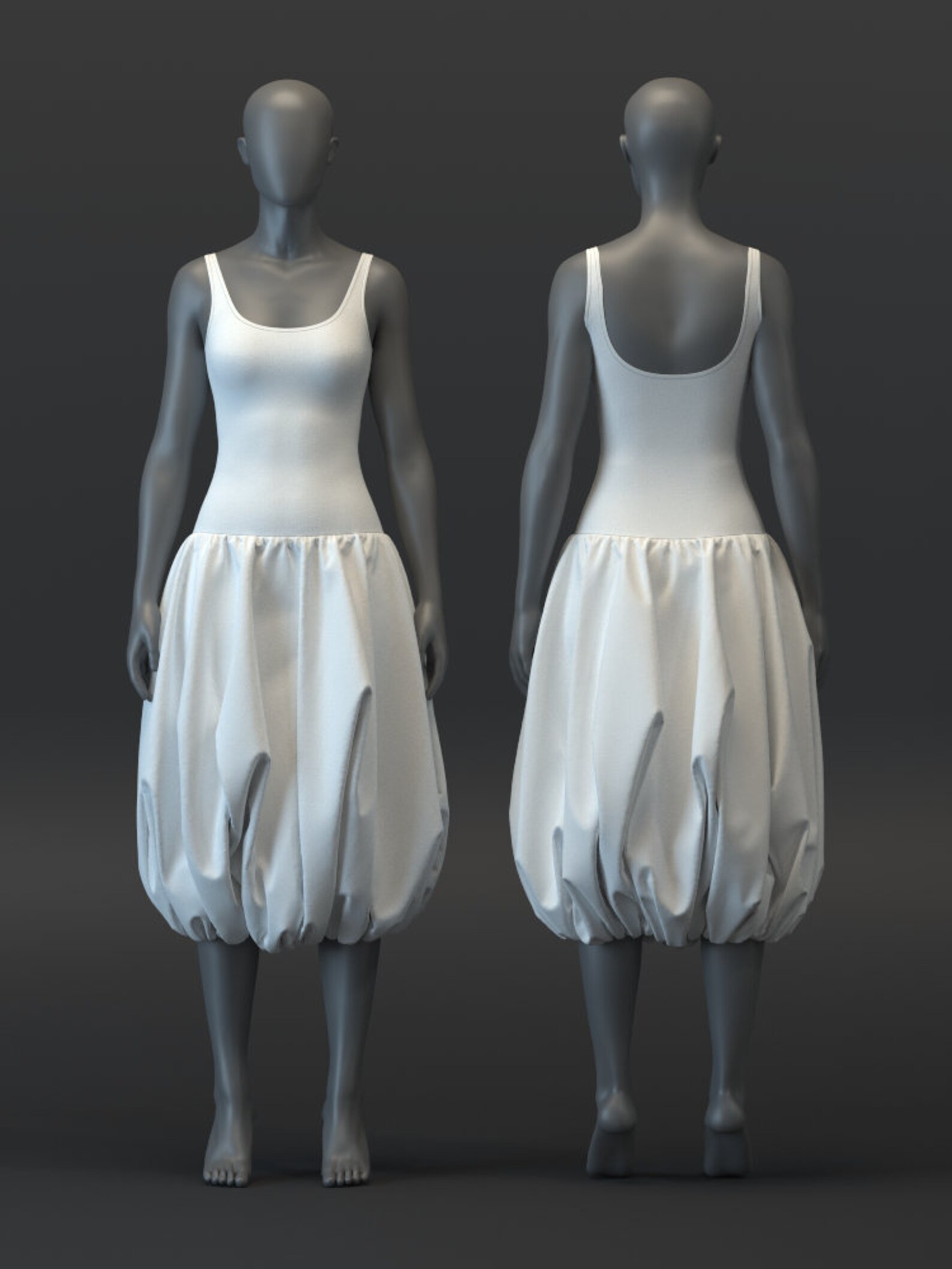 Midi Balloon Dress - Etsy