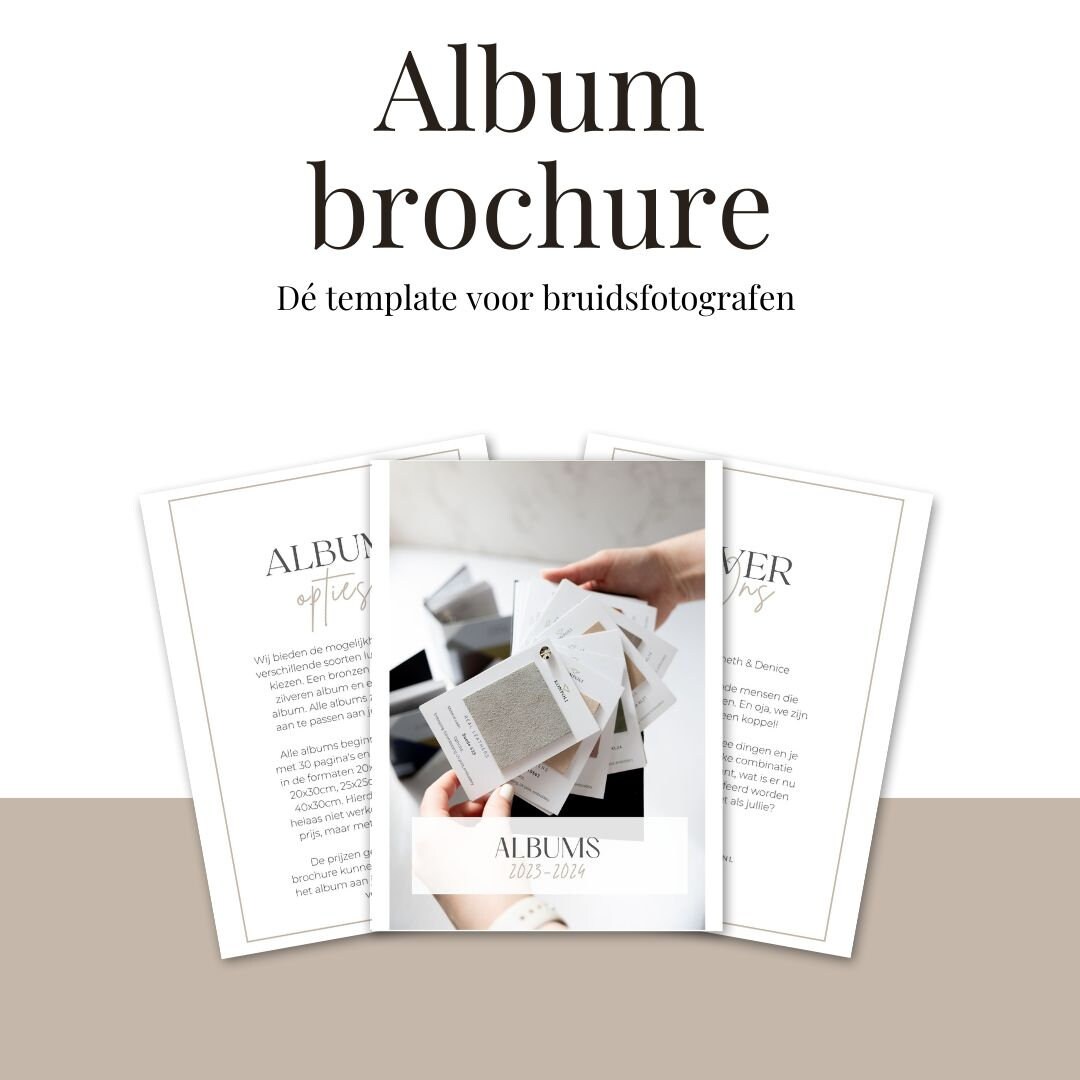 Canva Album Brochure Template - Etsy