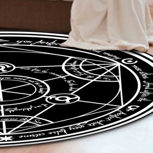 FMA Transmutation Rugs, FMA Rugs, Manga Rug, Modern Rug, Colorful Rug ...