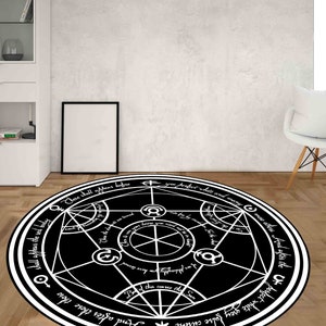 FMA Transmutation Rugs, FMA Rugs, Manga Rug, Modern Rug, Colorful Rug ...