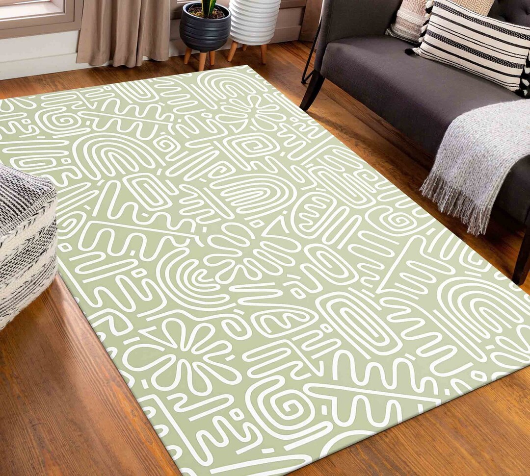 Minimalist Pattern Rugs, Minimal Rug, Abstract Rugs, Modern Rugs, Gift ...
