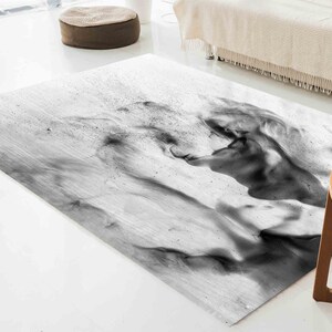 Classic Rug, Entryway Rug, Salon Decor Rug, Housewarming Gift, Gray ...