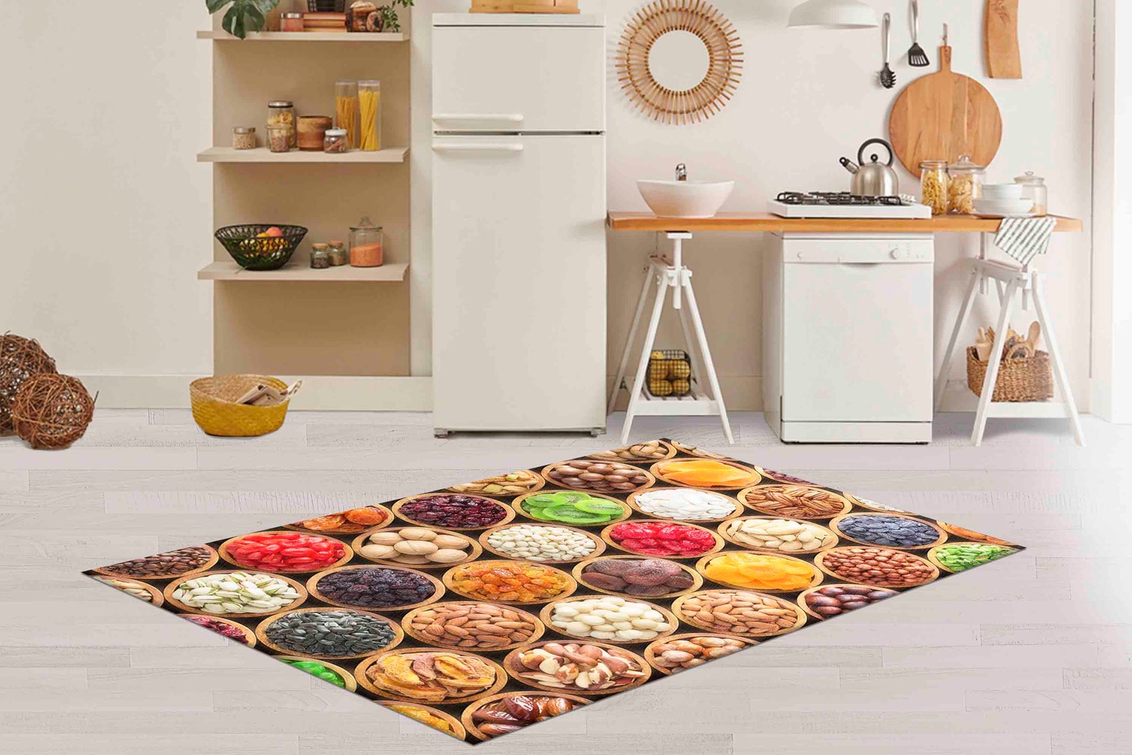 Colorful Foods Rugs, Fruits Rug, Kitchen Rugs, Modern Rugs, Luxury Rug ...