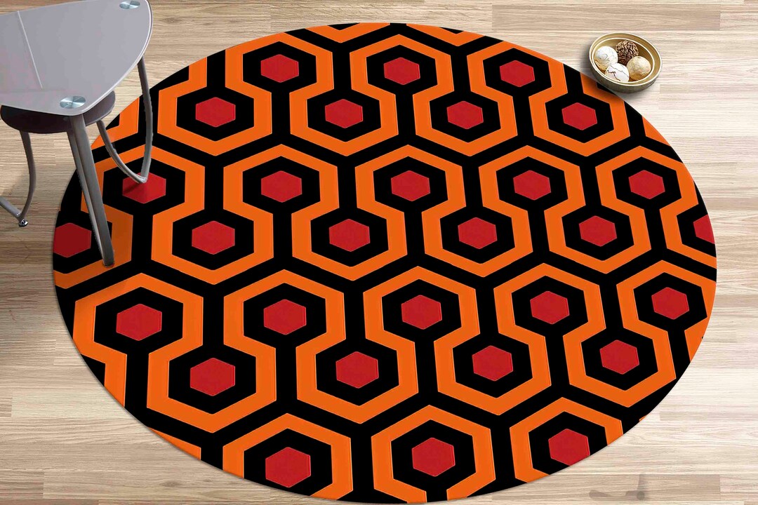 The Shining Rug, Geometric Rugs, Hexagon Pattern Rug, Modern Rugs, Pet ...