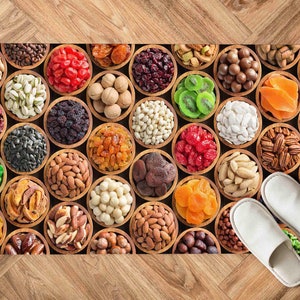 Colorful Foods Rugs, Fruits Rug, Kitchen Rugs, Modern Rugs, Luxury Rug ...