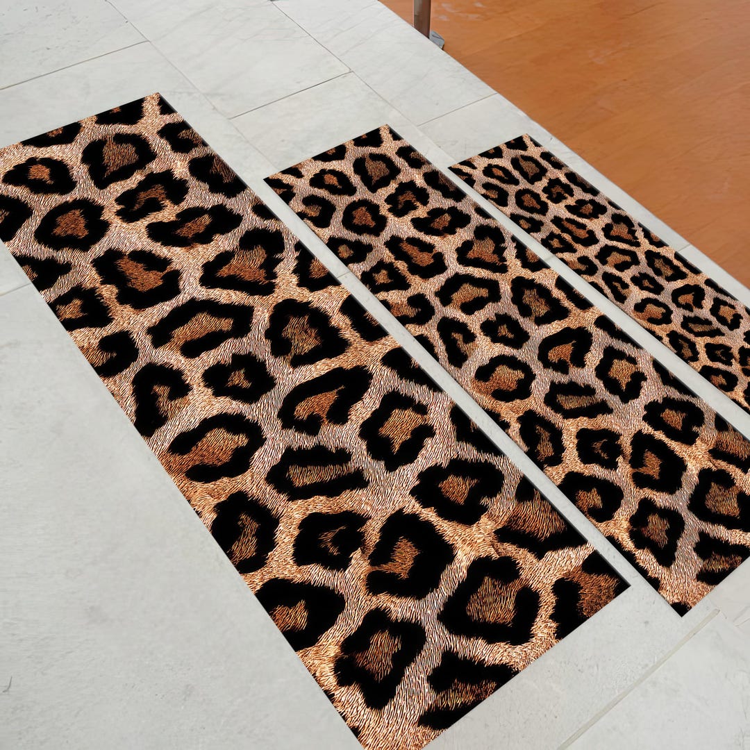Step Rug, Leopard Step Rug, Leopar Rug, Animal Pattern Rug, Modern Rug ...