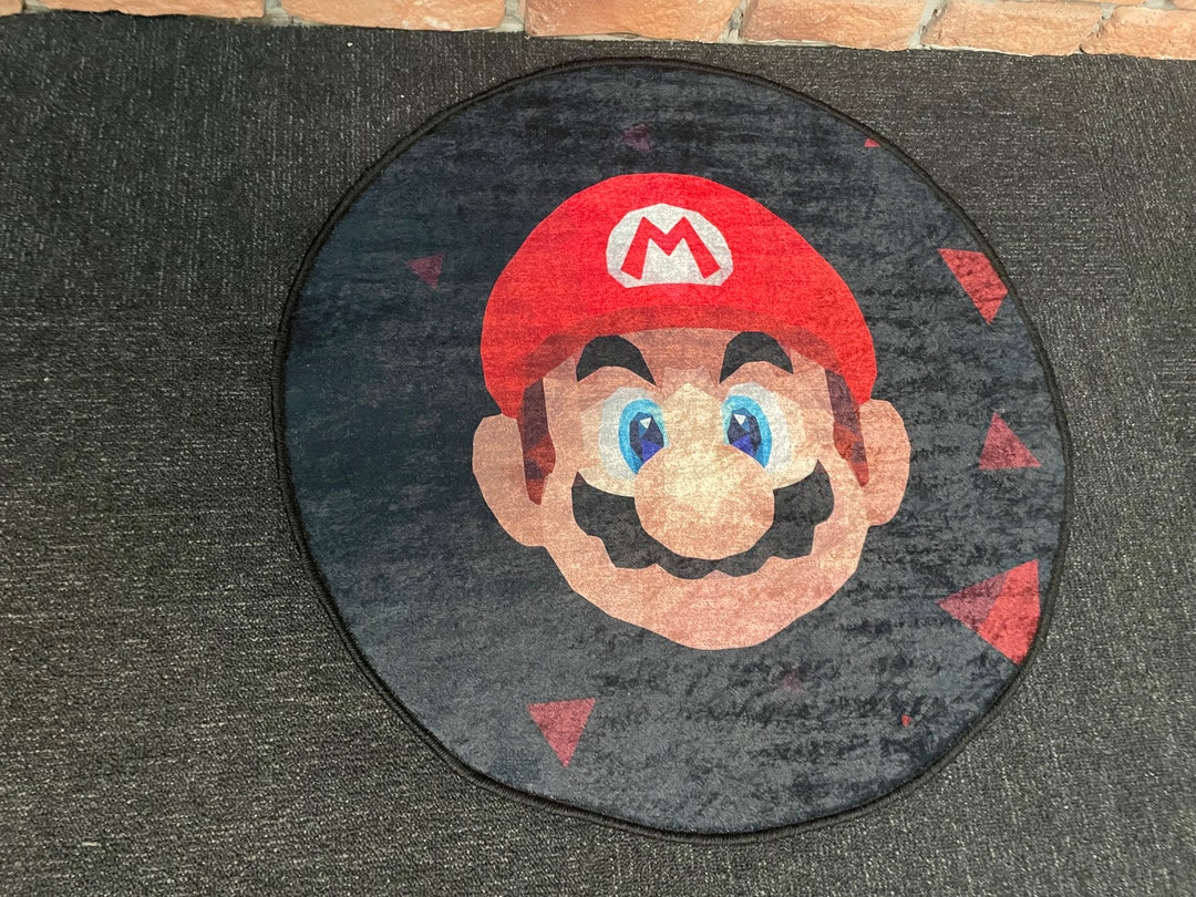 Super Mario Rugs Mario Lover Gift Rugs Trendy Rugs Children - Etsy