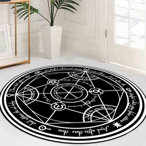 FMA Transmutation Rugs, FMA Rugs, Manga Rug, Modern Rug, Colorful Rug ...