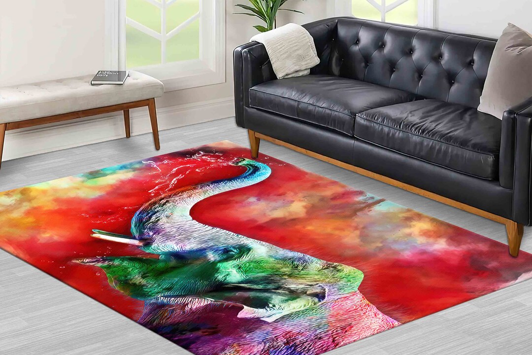 Office Decor Rug, 3D Printed Rug, Area Rug, Gift for Her, Animal Rugs ...