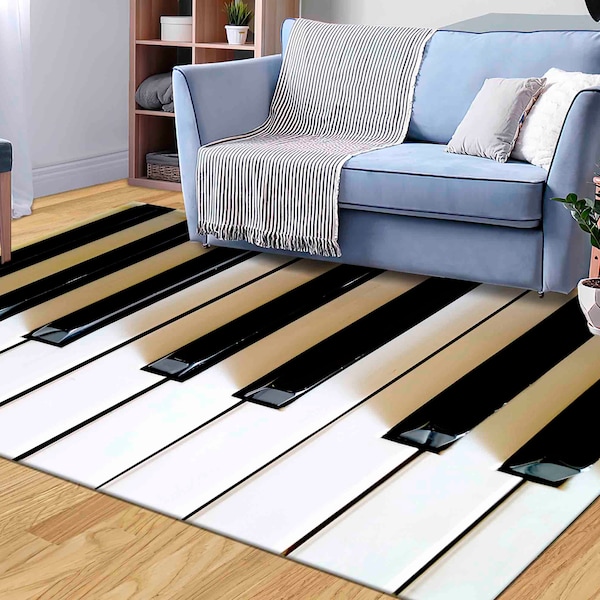 Piano Keyboard Rug - Etsy