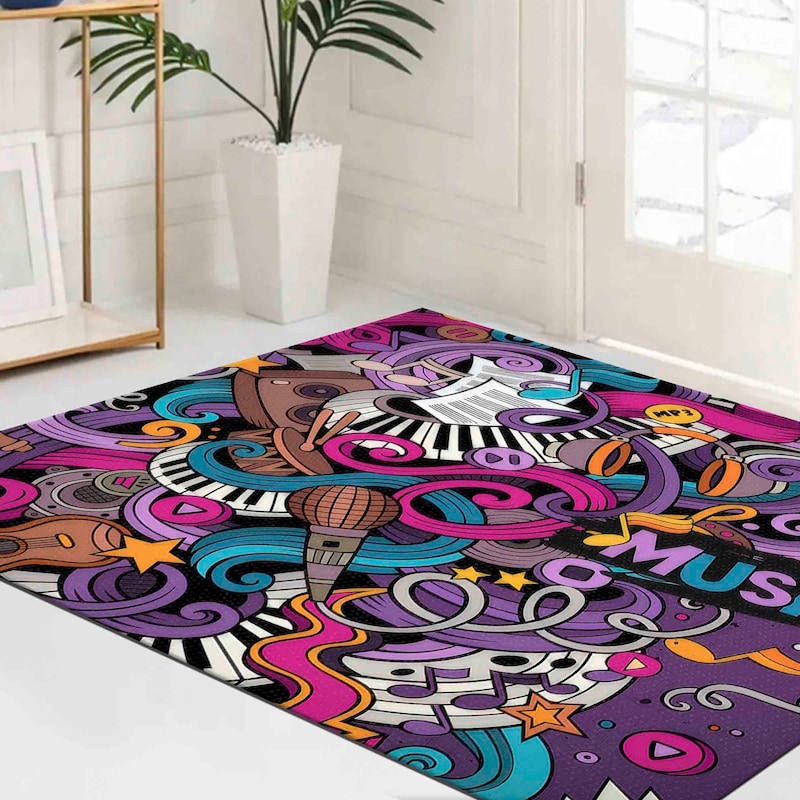 Music Rug - Etsy