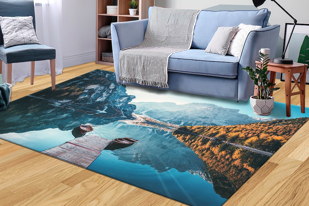 Personalized Rug, Indoor Rug, Office Decor Rug, Non-slip Carpet ...