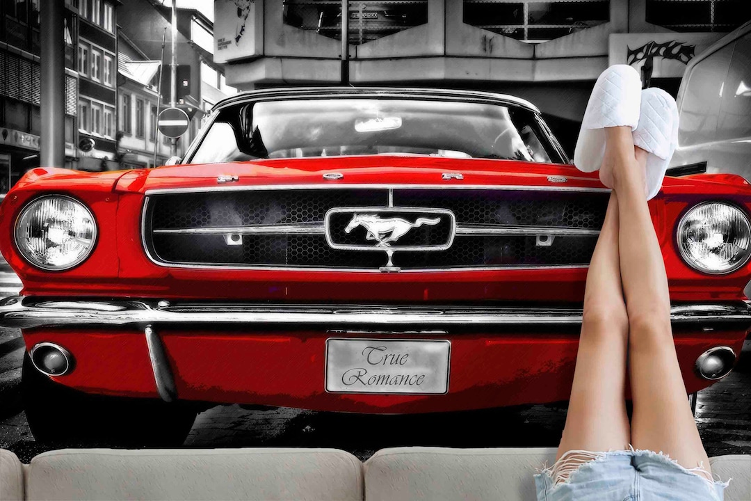 Ford Mustang Shelby Rugs, Shelby Rugs, Red Car Rug, Garage Rug, Machine ...