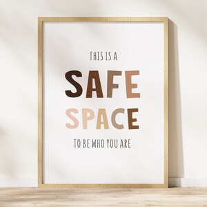 6 Inclusion Prints, Inclusive Classroom Decor, Inclusive Wall Art, Safe ...