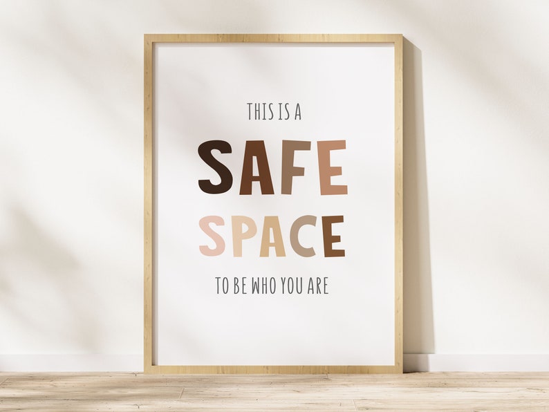 6 Inclusion Prints, Inclusive Classroom Decor, Inclusive Wall Art, Safe ...