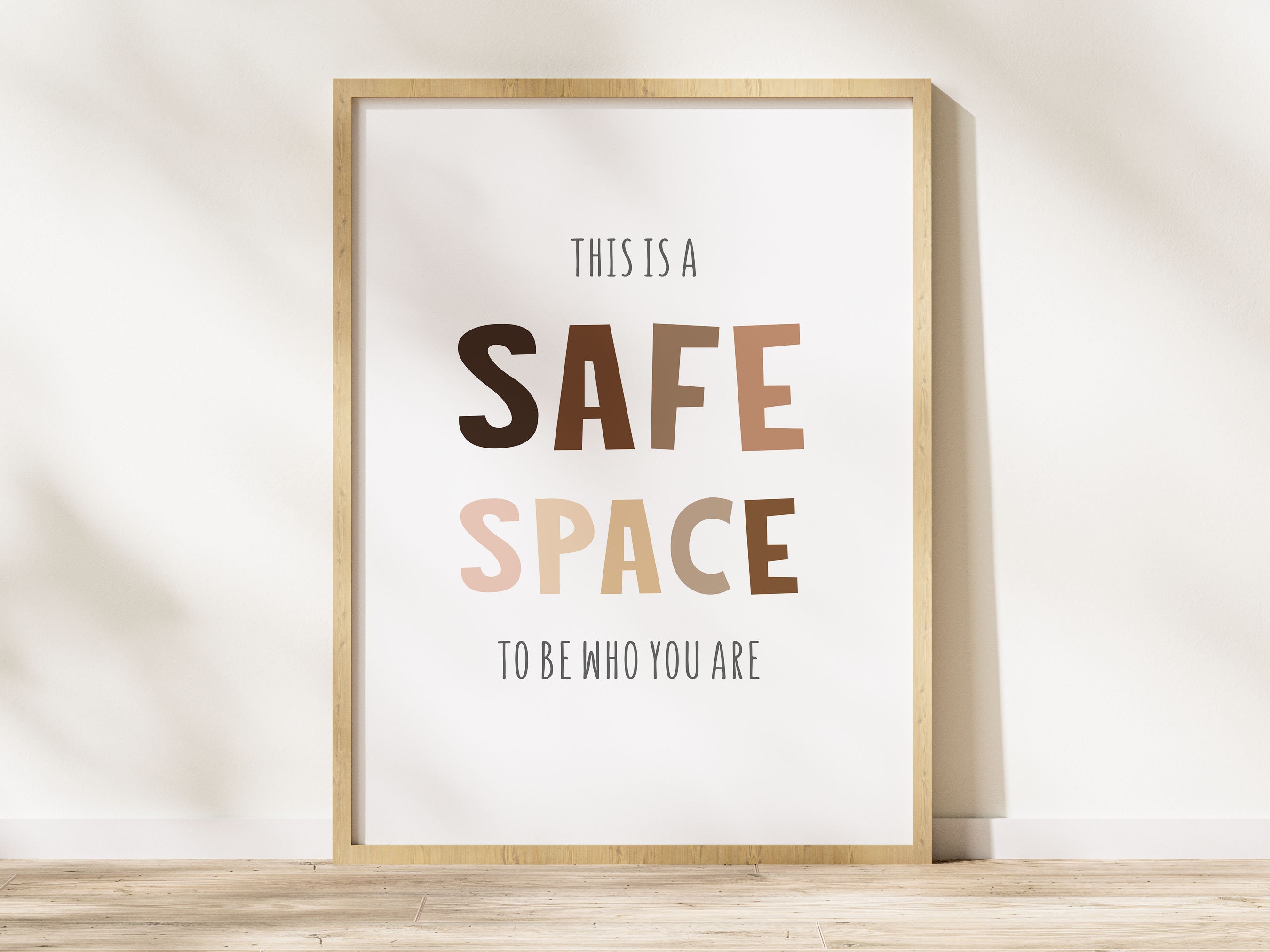 6 Inclusion Prints, Inclusive Classroom Decor, Inclusive Wall Art, Safe ...