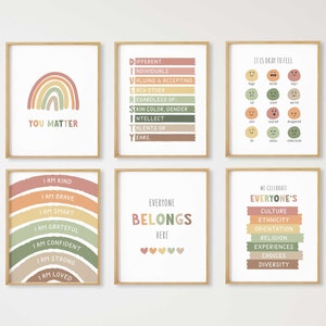12 Inclusive Posters, Inclusion Prints Wall Art, Inclusive Classroom ...