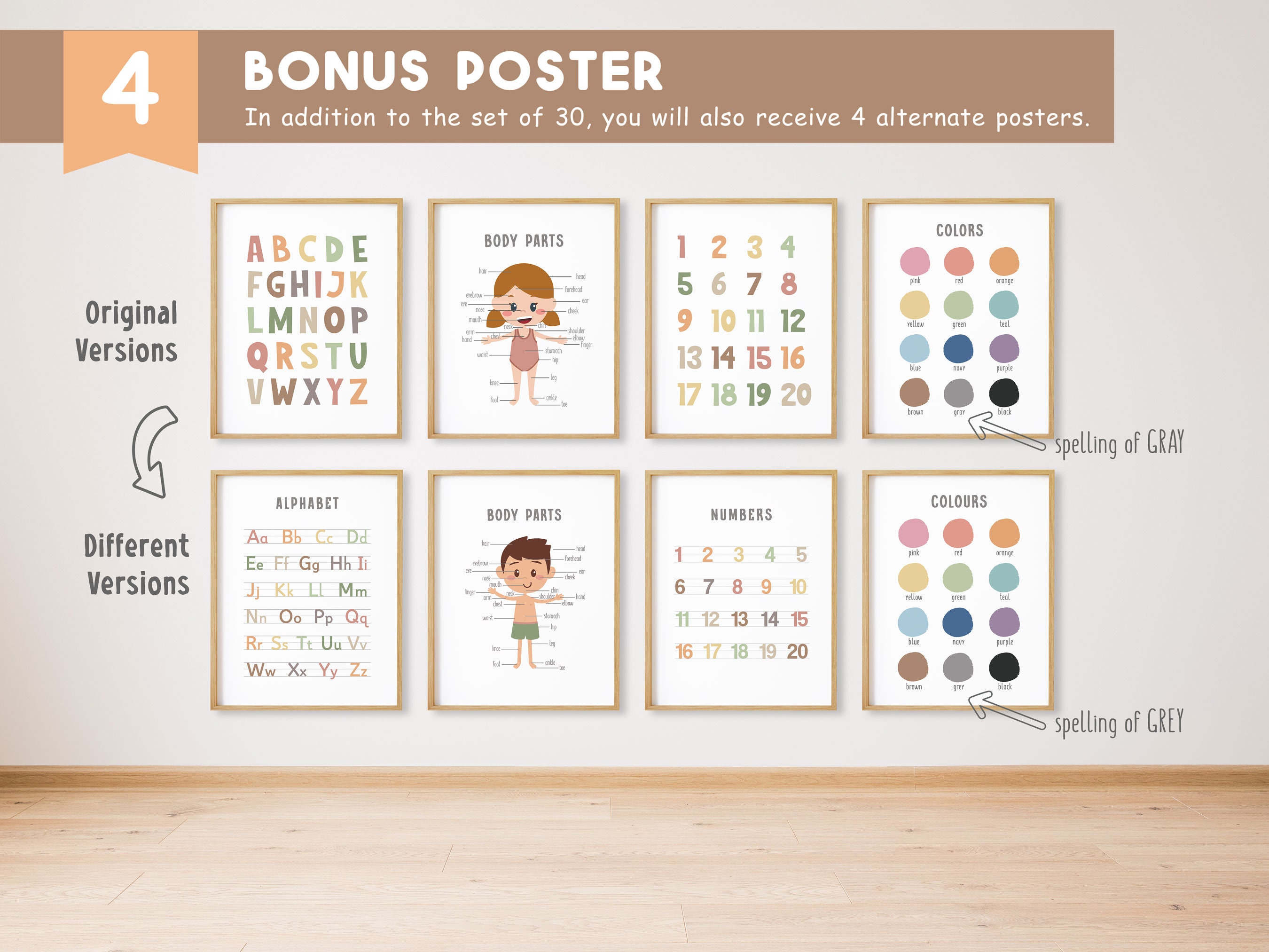 30 Educational Posters, Montessori Classroom Decor, Homeschool ...
