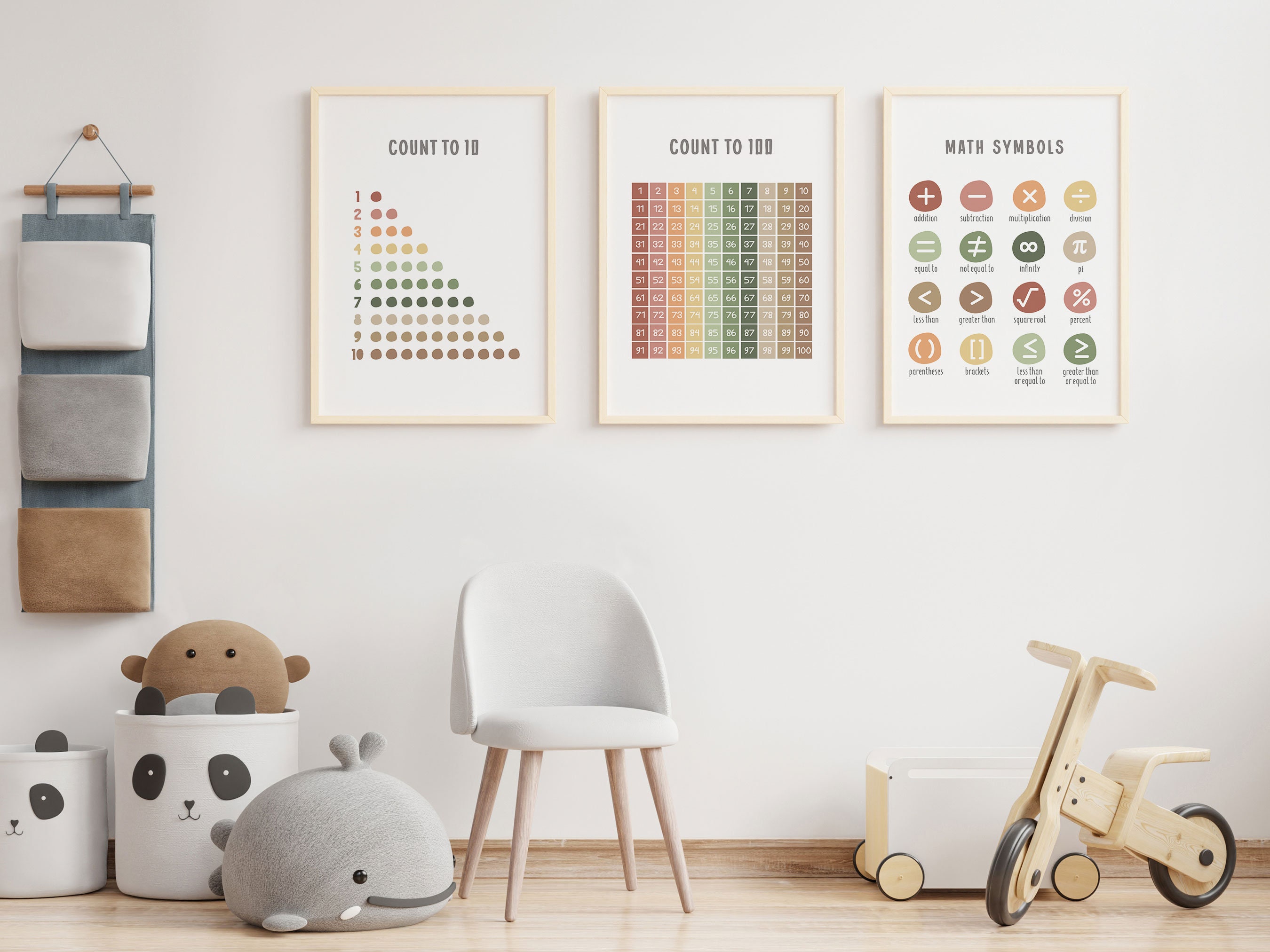 Math Set of 6 Posters Educational Wall Art Math Classroom - Etsy