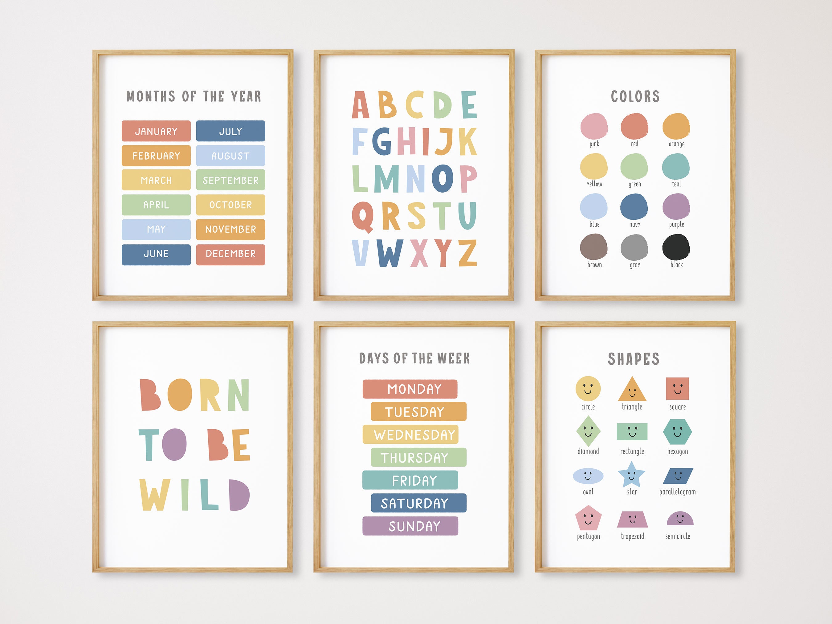30 Educational Posters, Montessori Classroom Decor, Homeschool ...
