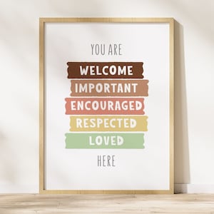 12 Inclusive Posters, Inclusion Prints Wall Art, Inclusive Classroom ...