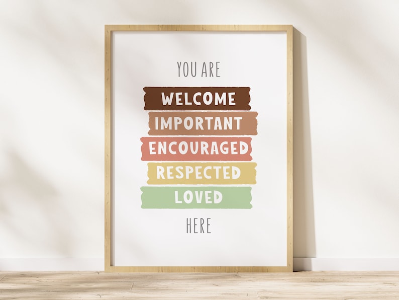 12 Inclusive Posters, Inclusion Prints Wall Art, Inclusive Classroom ...