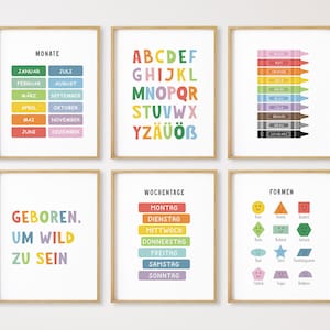 30 German Educational Posters, German Learning Posters, Homeschool ...