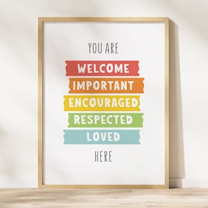 12 Inclusive Posters, Inclusion Prints Wall Art, Inclusive Classroom ...