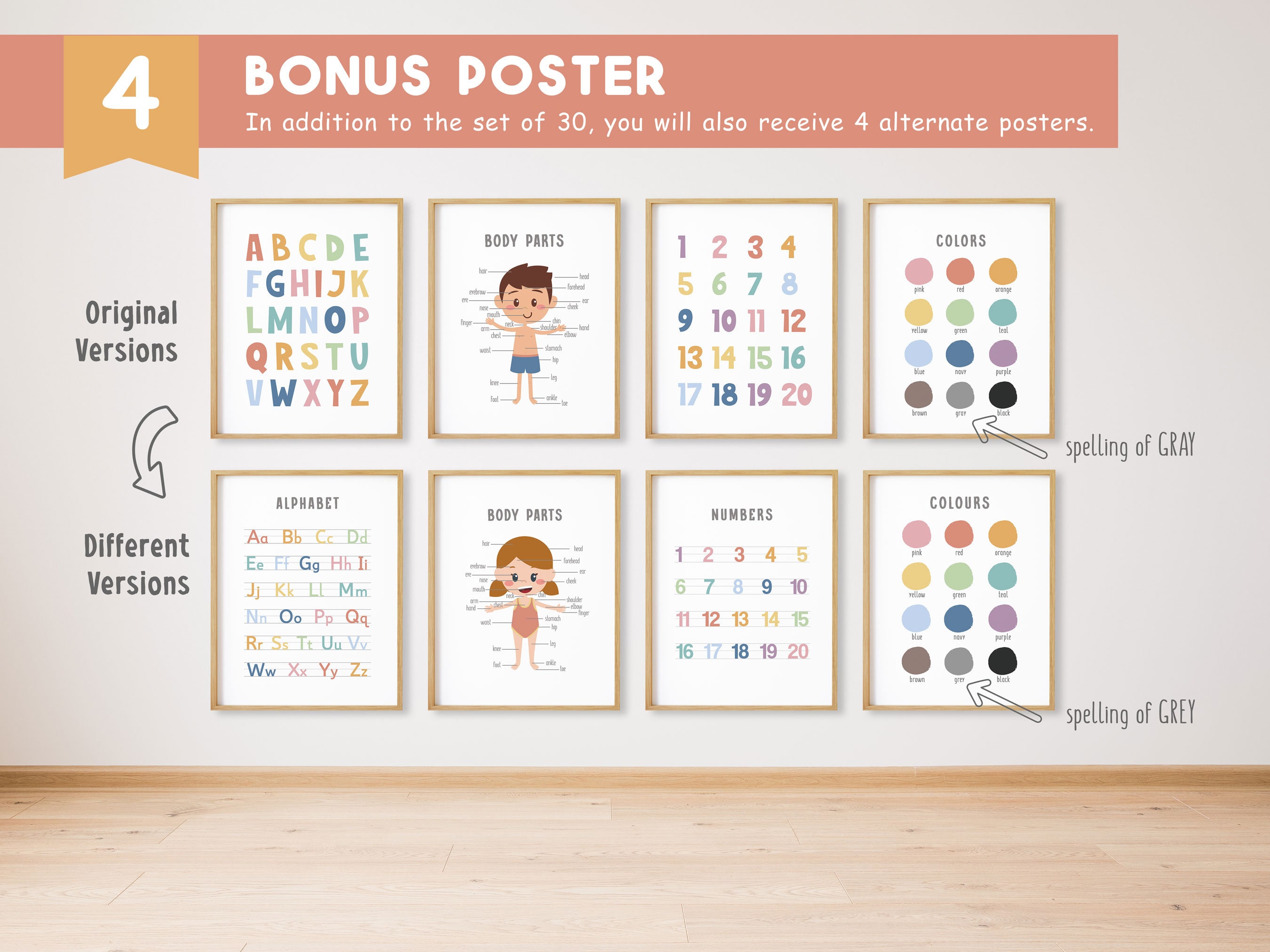 30 Educational Posters, Montessori Classroom Decor, Homeschool ...