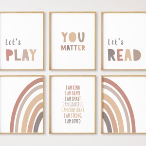 Set of 30 Educational Posters, Montessori Classroom Decor, Homeschool ...