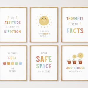 Set of 30 Calming Corner Posters, Calm Down Printable, Educational Wall ...