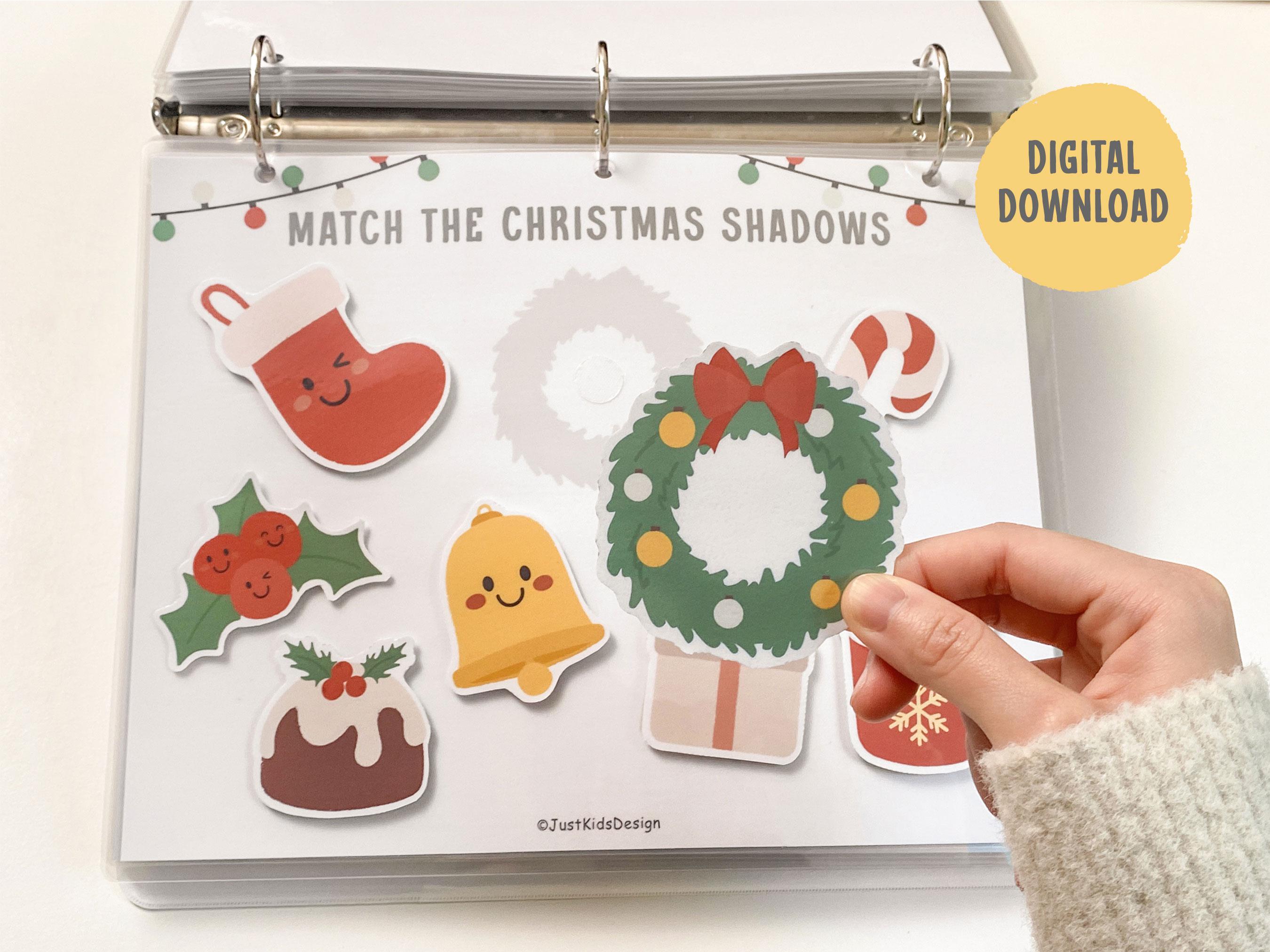 Christmas Busy Book Printable, Christmas Activity Book, Christmas ...